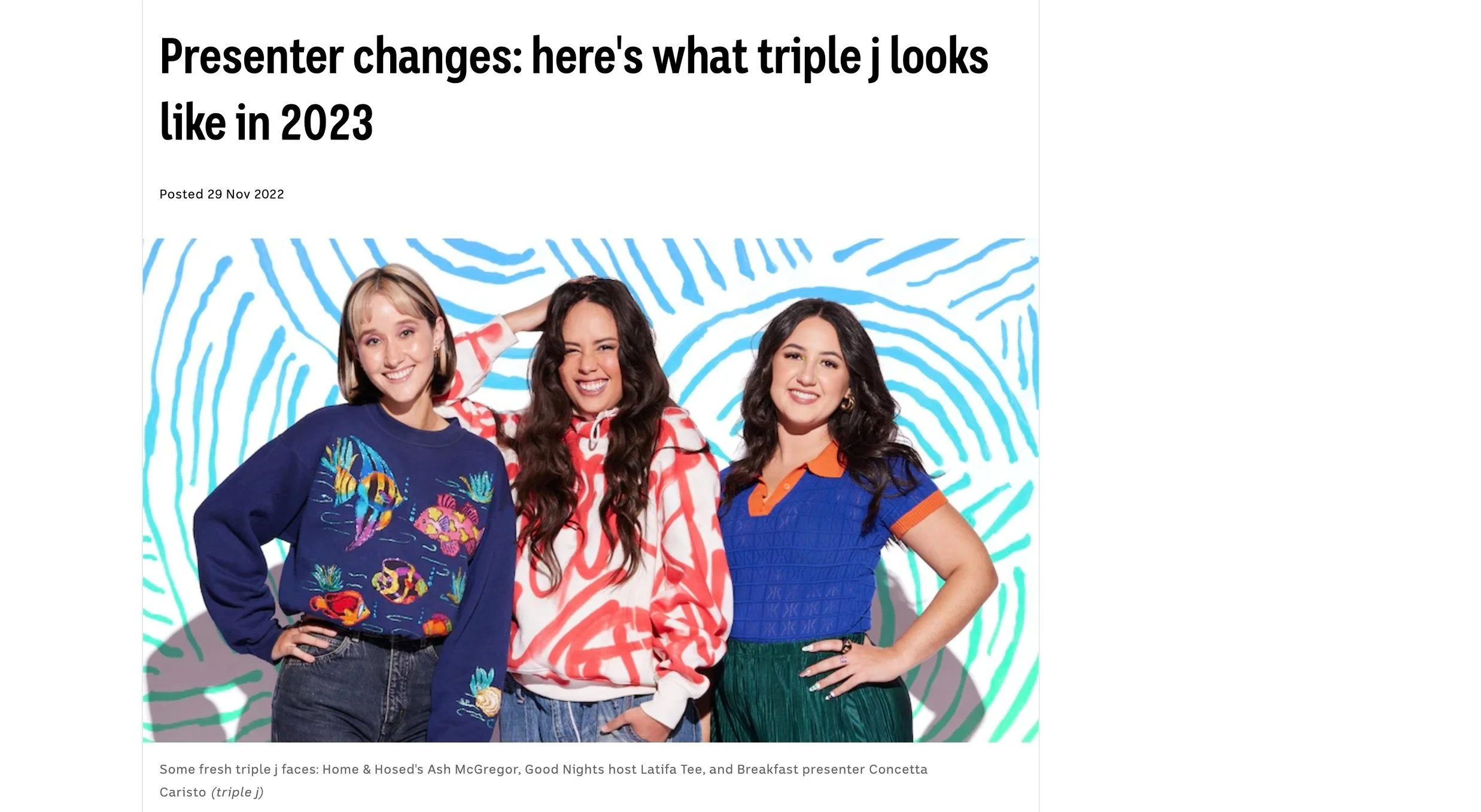 Concetta Caristo in the Press — CONCETTA CARISTO