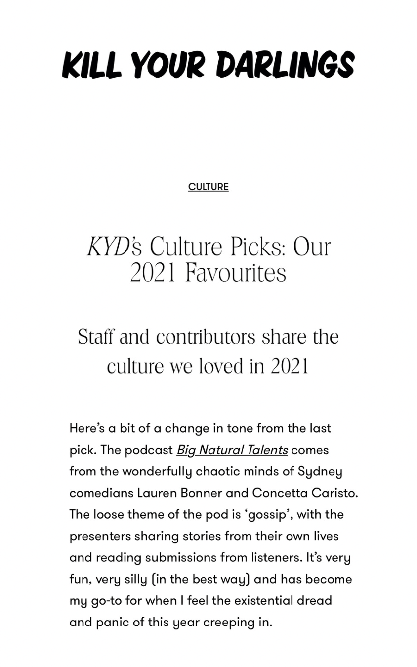 Concetta Caristo in the Press — CONCETTA CARISTO