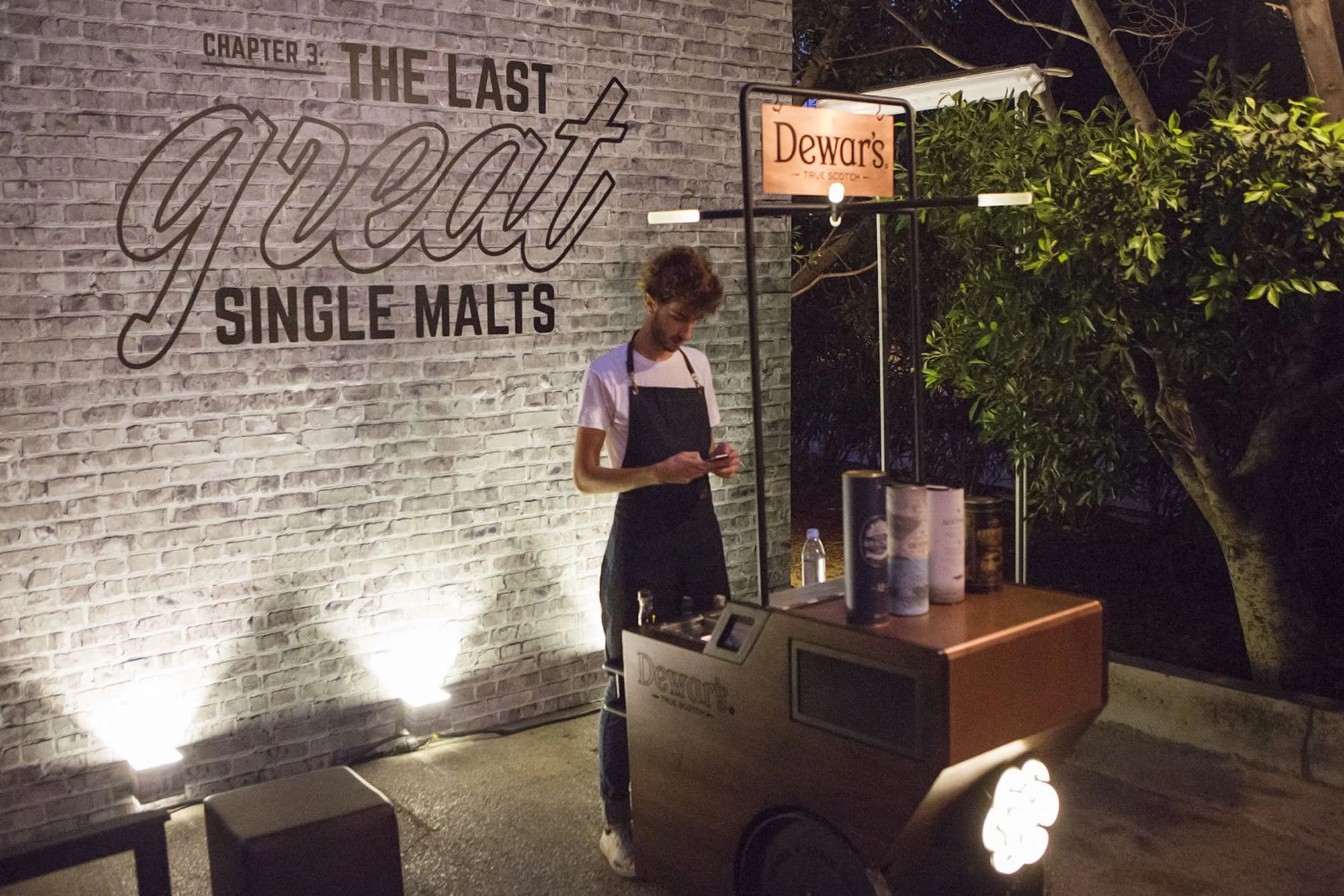 Dewar's-Cocktail Cart — AVINOX