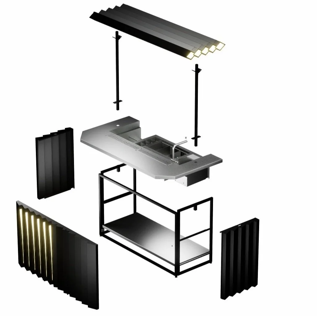 Stardust-Mobile Bar for Professional Bartenders — AVINOX