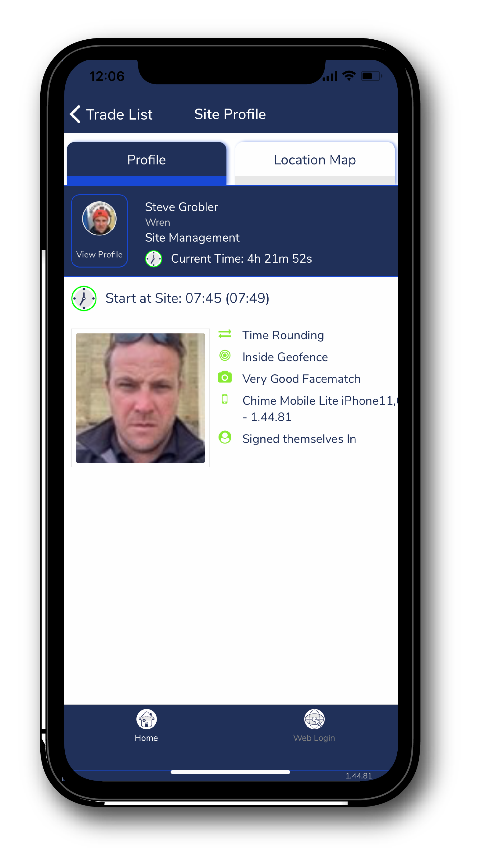 Chime - Construction Time & Attendance App
