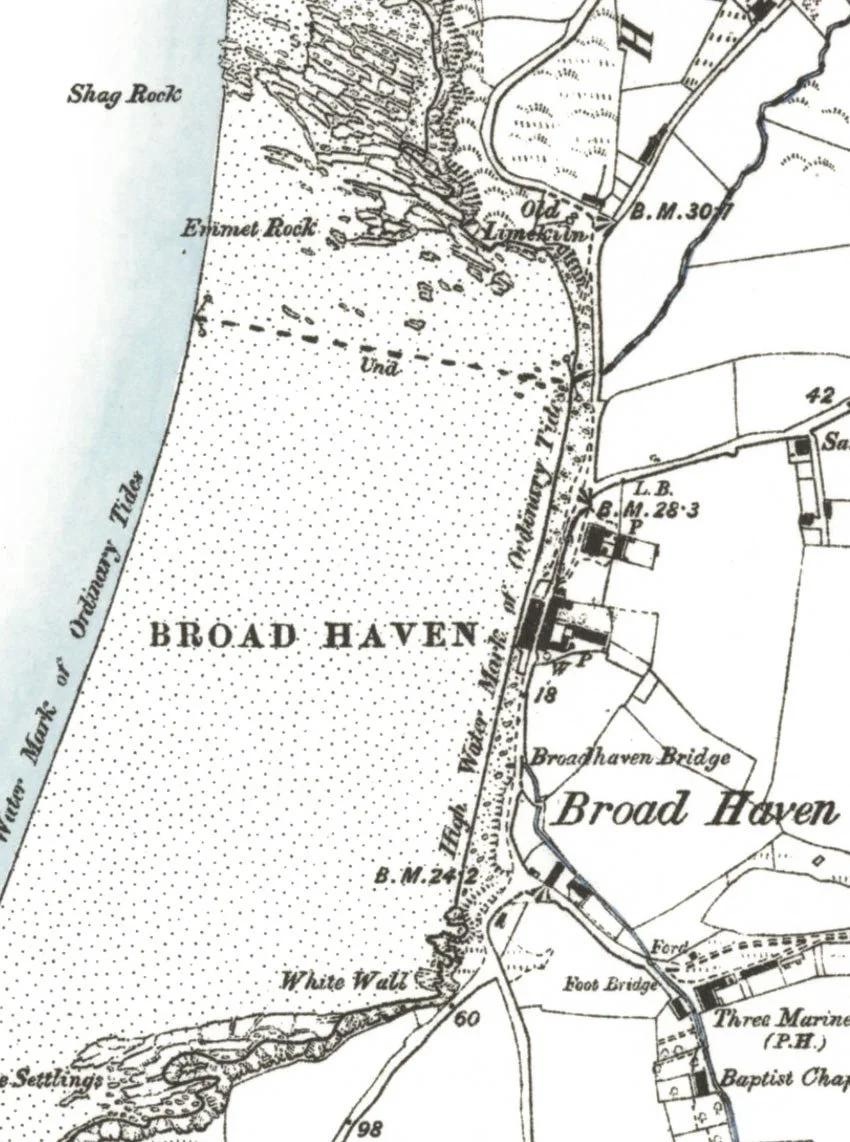 Print of Bacons' Geological Map of Wales from circa 1900 — Coast and Wild