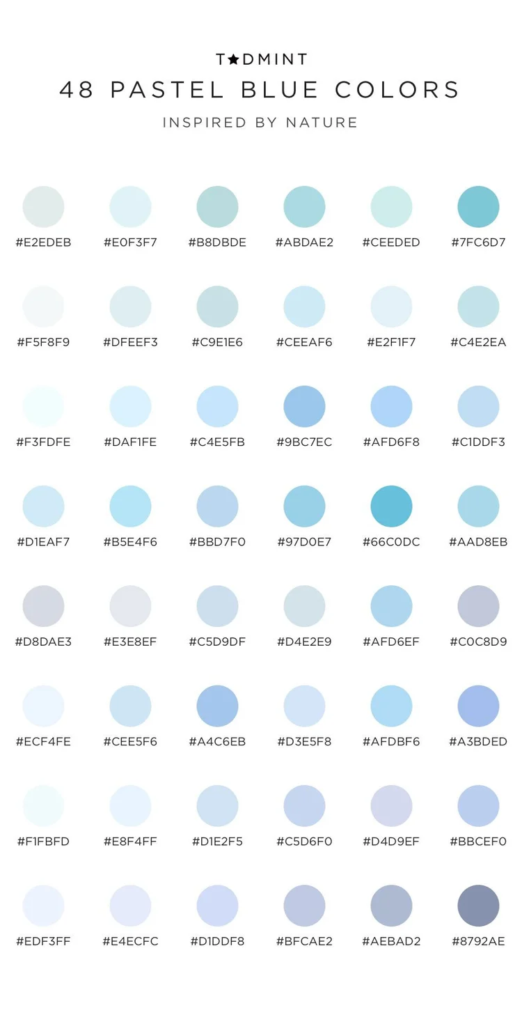 Light Blue Color Palette