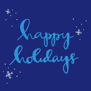 Happy Holidays GIF With Snowflakes TADMINT Design Resource And