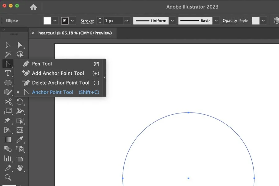 4 Ways To Create A Heart Shape In Adobe Illustrator Tadmint Design