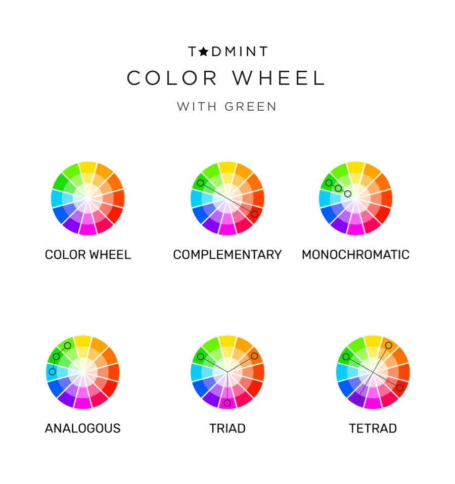 8 Color Palettes with Green – Hex Codes Included — TADMINT — Design ...