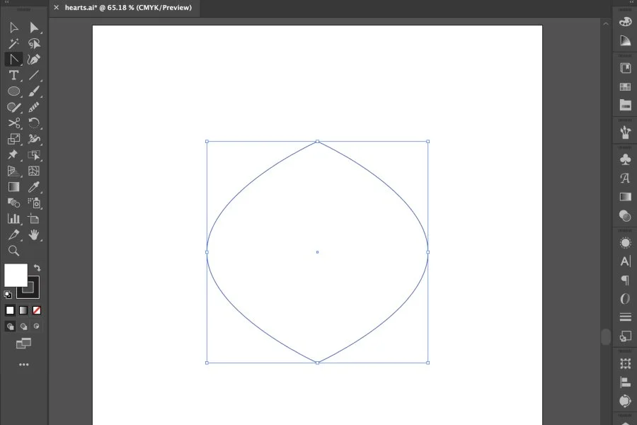 4 Ways To Create A Heart Shape In Adobe Illustrator Tadmint Design