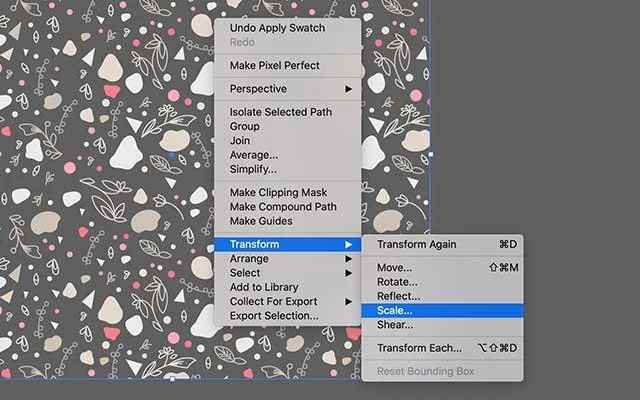 How to Scale a Pattern in Illustrator — TADMINT — Design Resource and ...