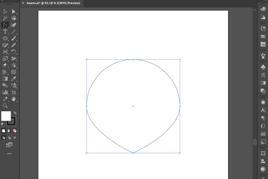 4 Ways to Create a Heart Shape in Adobe Illustrator — TADMINT — Design ...