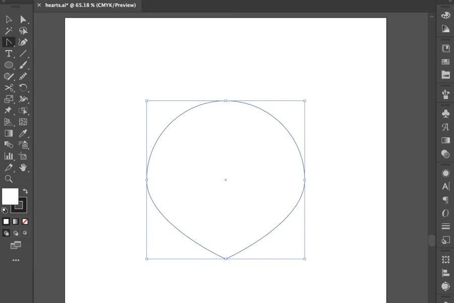 4 Ways to Create a Heart Shape in Adobe Illustrator — TADMINT — Design ...