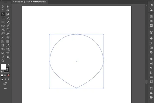 4 Ways to Create a Heart Shape in Adobe Illustrator — TADMINT — Design ...