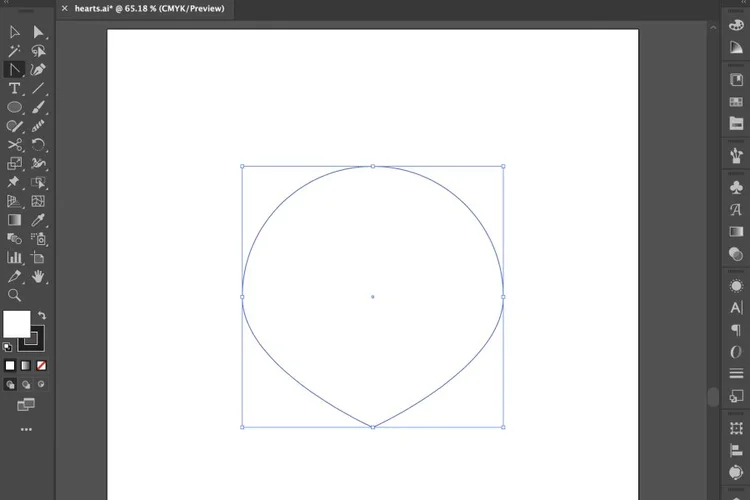4 Ways to Create a Heart Shape in Adobe Illustrator — TADMINT — Design ...