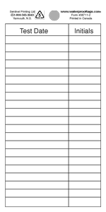 Two Sided Backflow Tags — Waterproof Tags