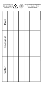 Two Sided Backflow Tags — Waterproof Tags