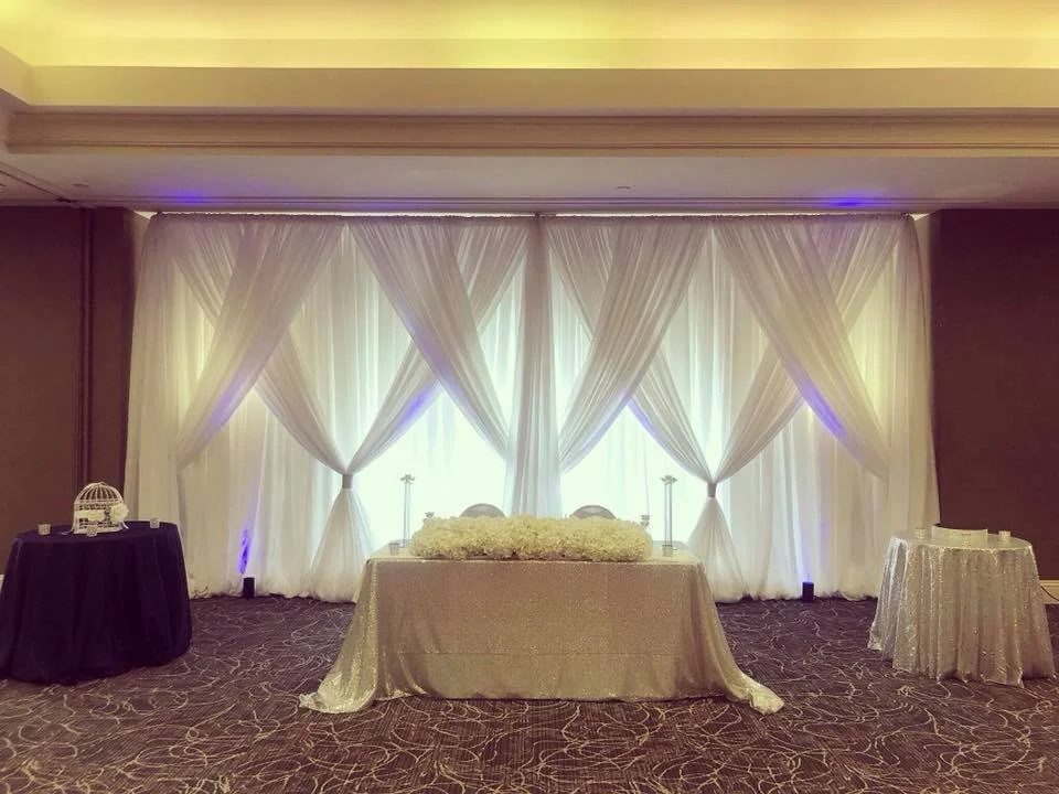 Multi Sectional Backdrops — On The Move Wedding & Event Rentals