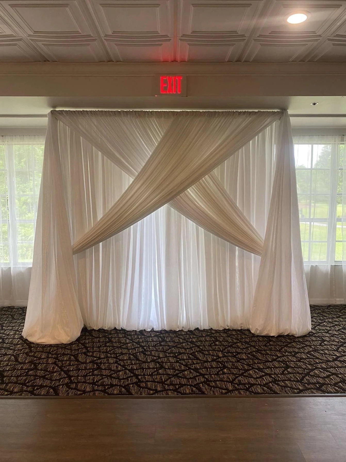 Two Layer Backdrops — On The Move Wedding & Event Rentals