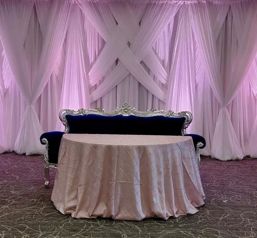 Draping | Backdrops — On The Move Wedding & Event Rentals