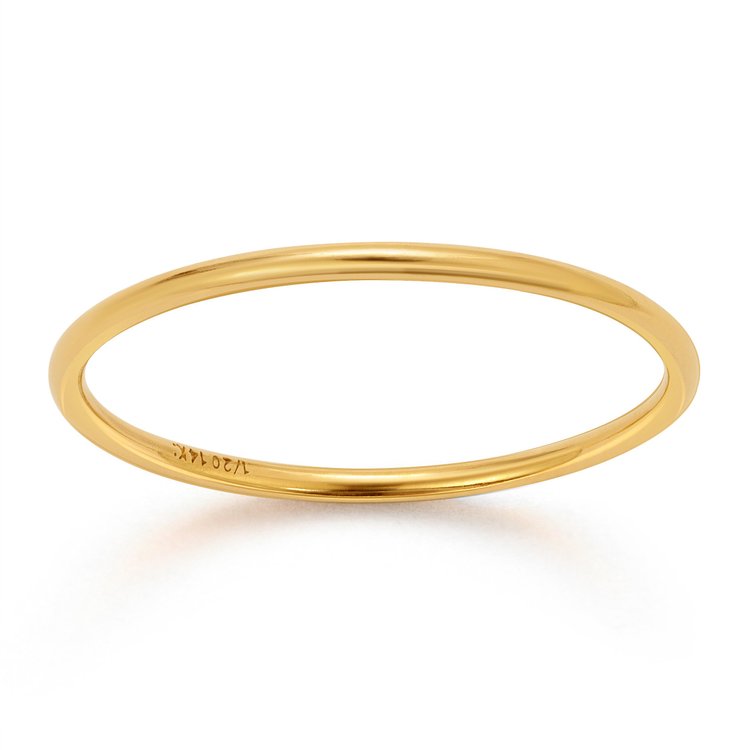 Classic Flat Stackable Ring — Tommassini Jewelry