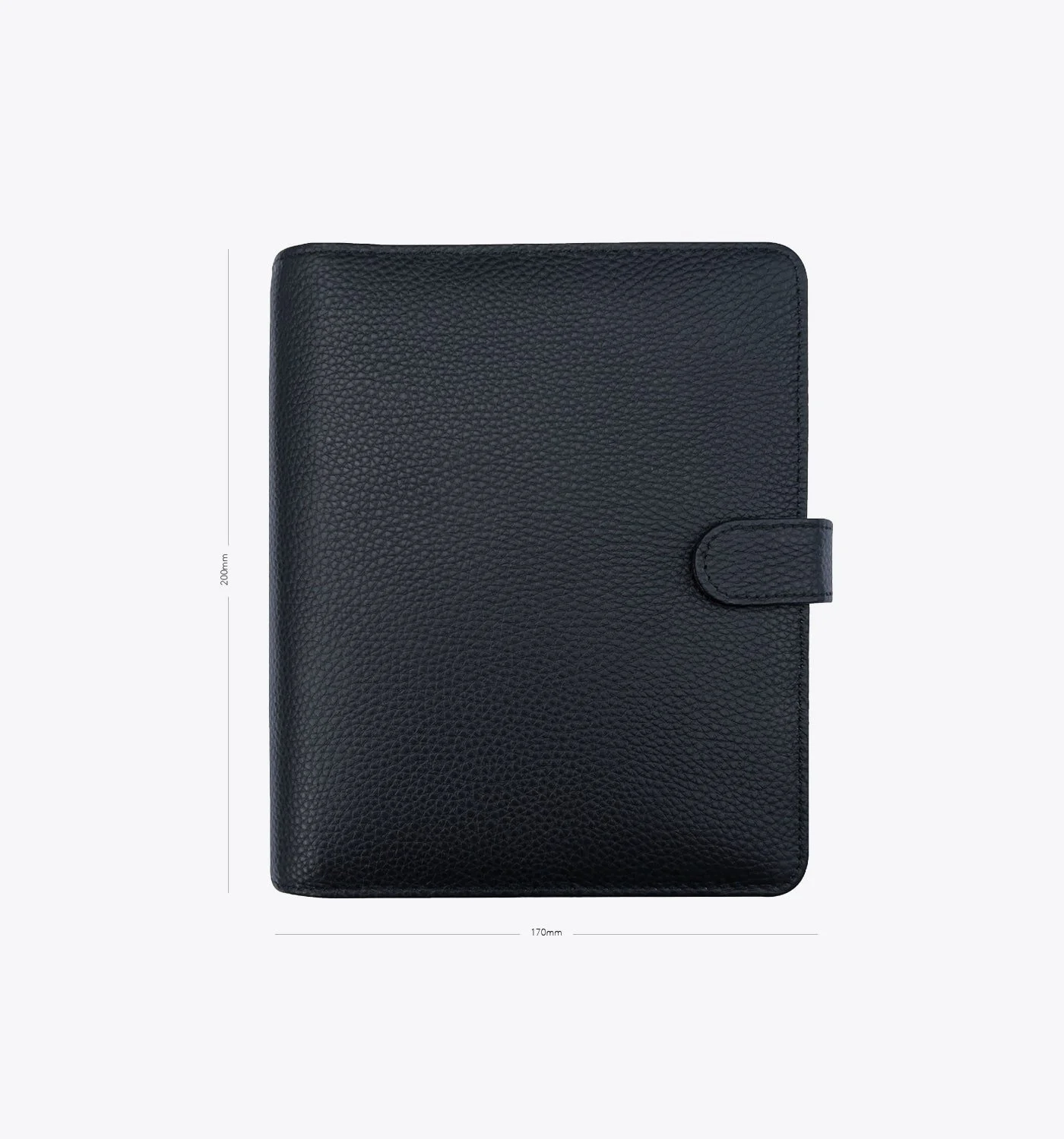 Personal Wide Leather Agenda | 6-Ring Gold — Paper Avenue