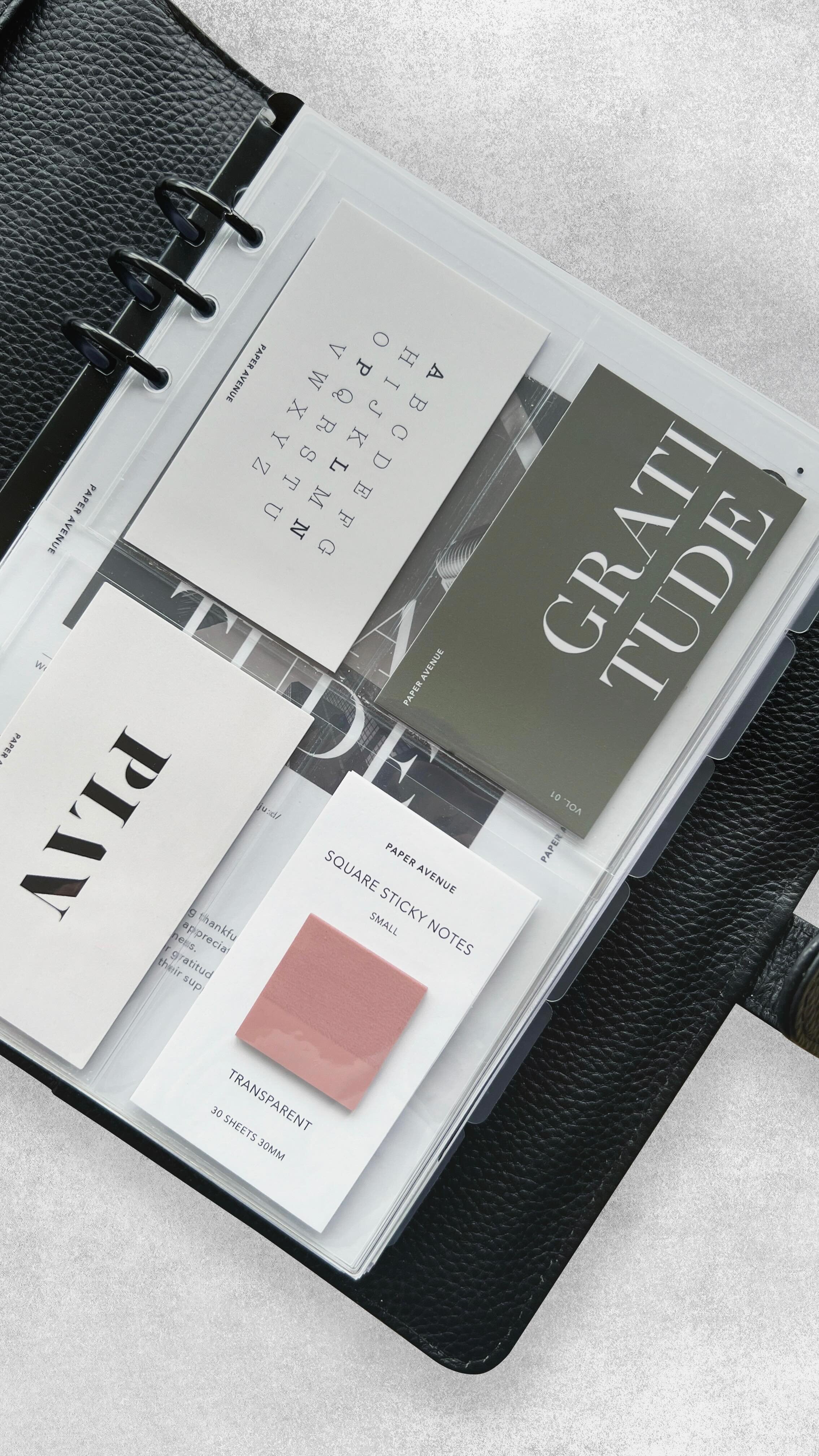 Paper Avenue | Leather Agenda Covers | Inserts & Dividers