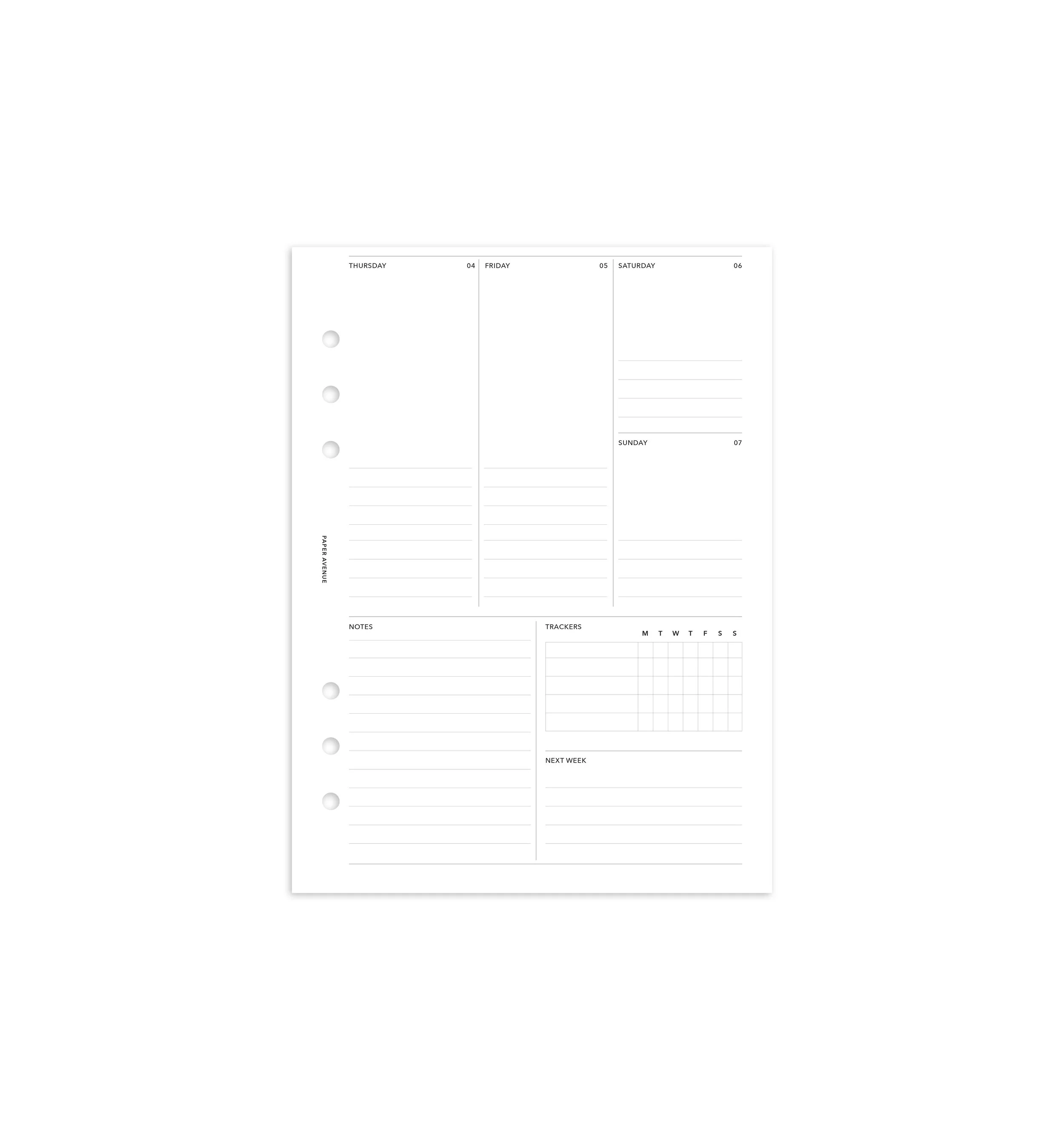 Planner Inserts | Planner Dividers — Paper Avenue