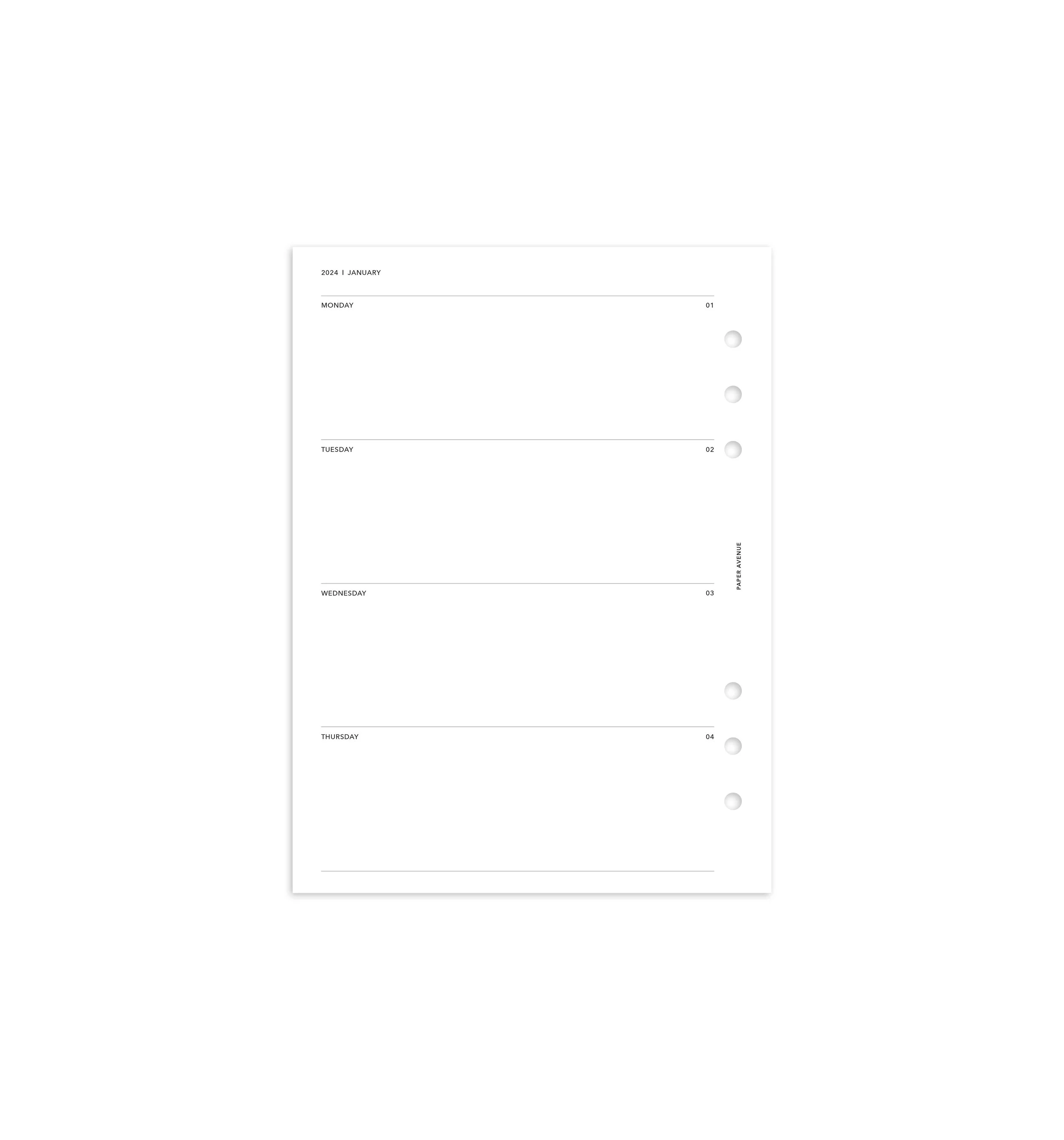 Planner Inserts | Planner Dividers — Paper Avenue