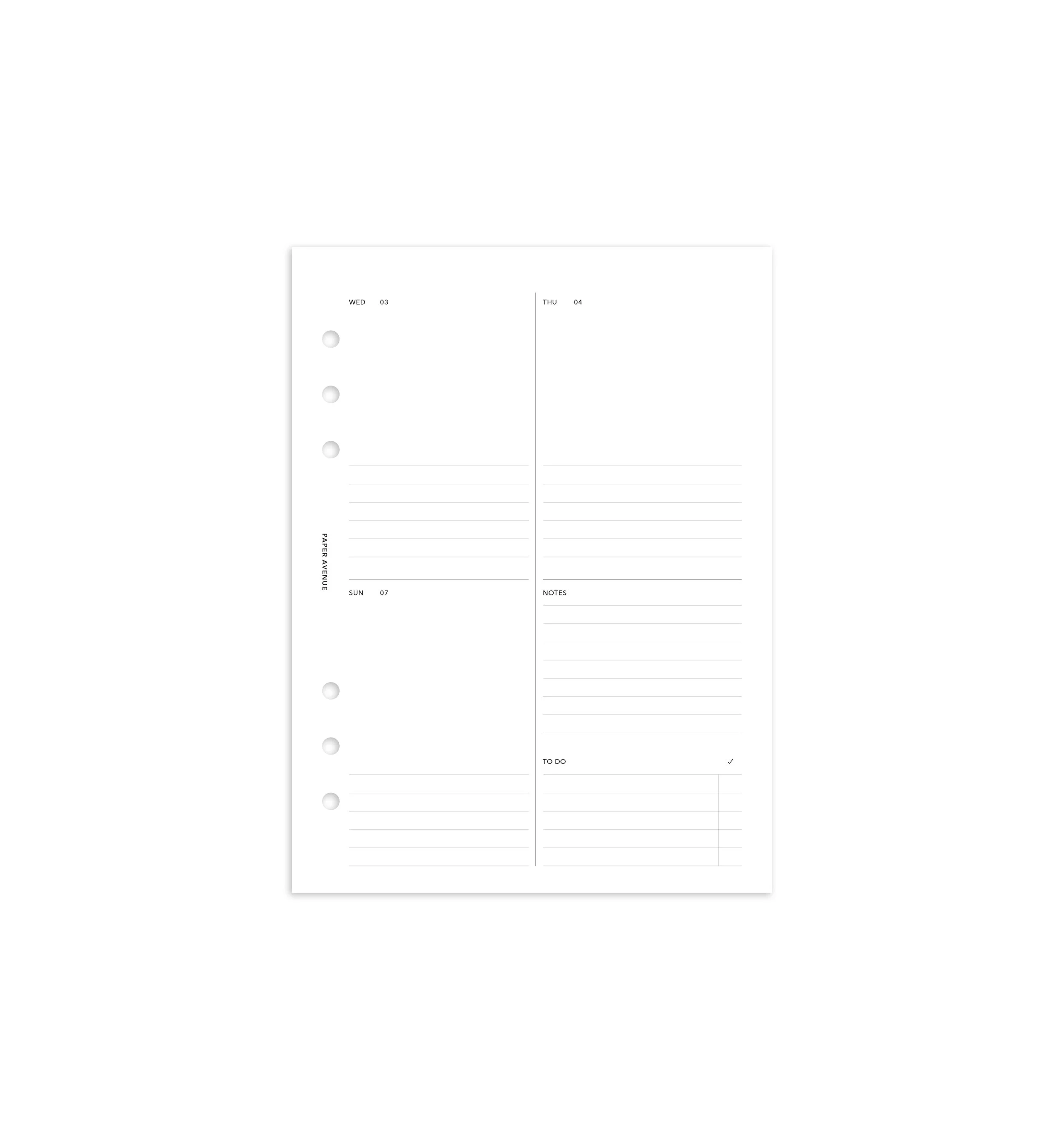 Planner Inserts | Planner Dividers — Paper Avenue