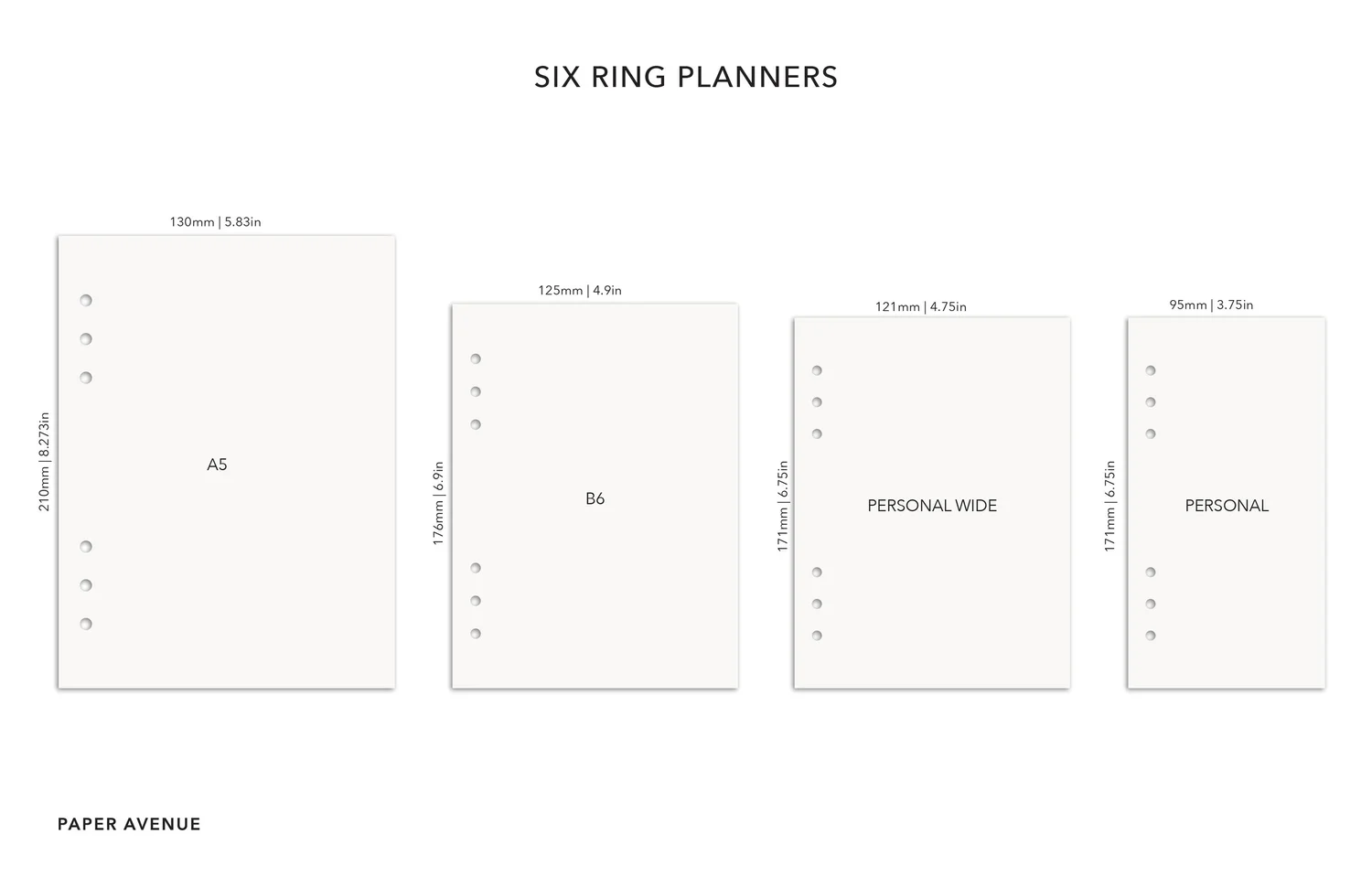 Planner Size Guide: Find Your Perfect Fit! — Paper Avenue