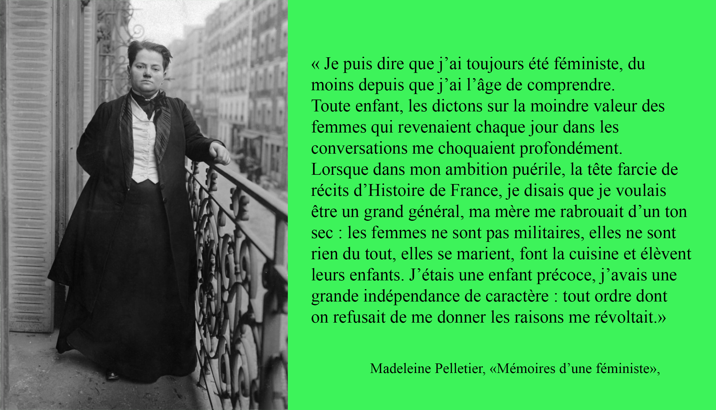 Madeleine Pelletier (1874-1939) : pionnière de la lutte contre les ...