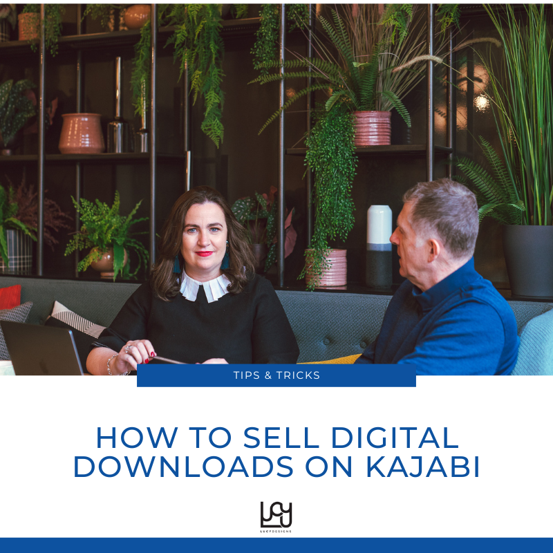How do I sell digital downloads on Kajabi — Designs for Growth