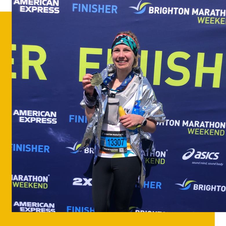 Fundraiser Pippa smashes first marathon — Dame Kelly Holmes Trust