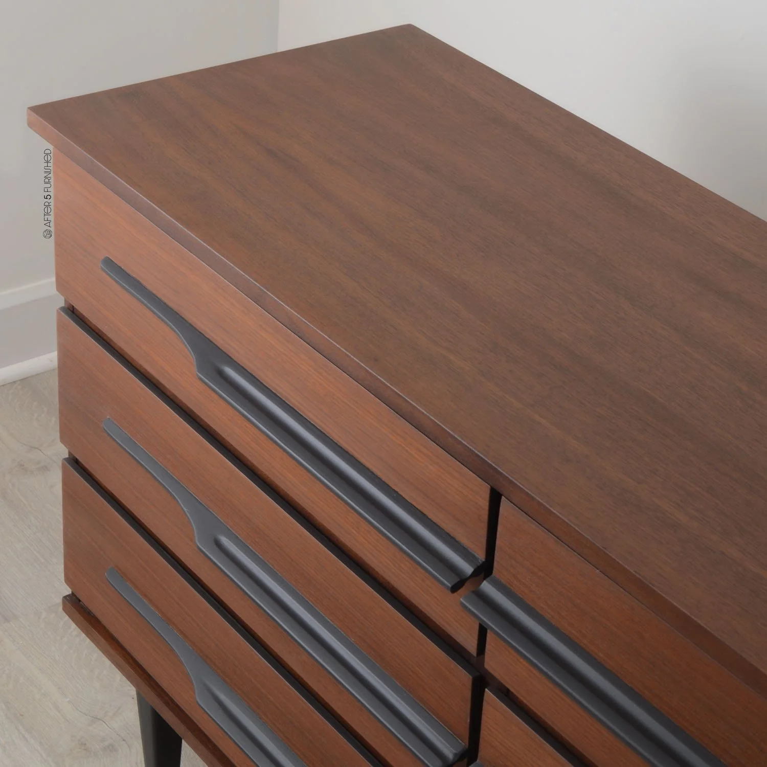 Walnut Waterfall Hope Chest — After 5 Furnished