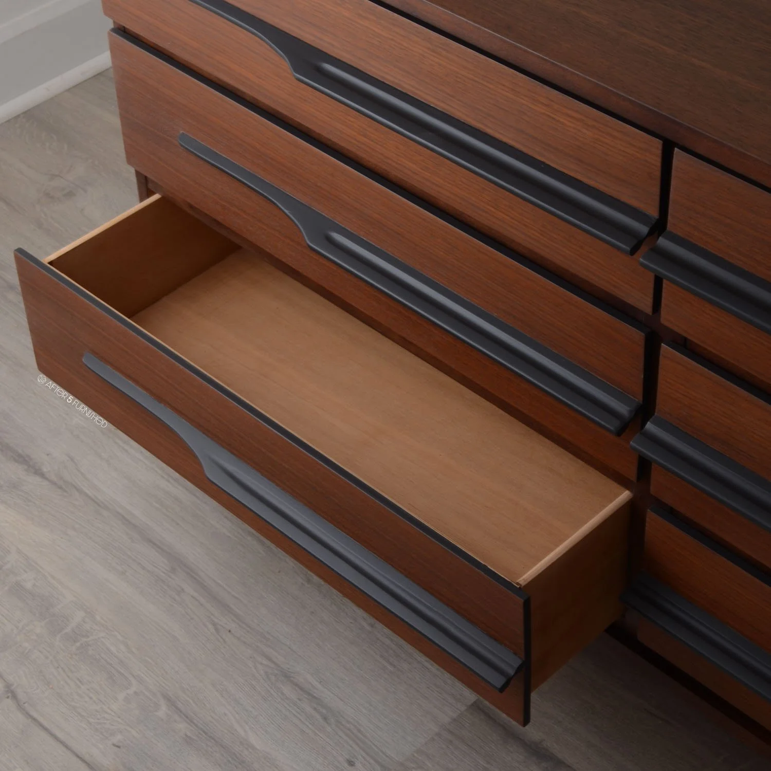 Walnut Waterfall Hope Chest — After 5 Furnished