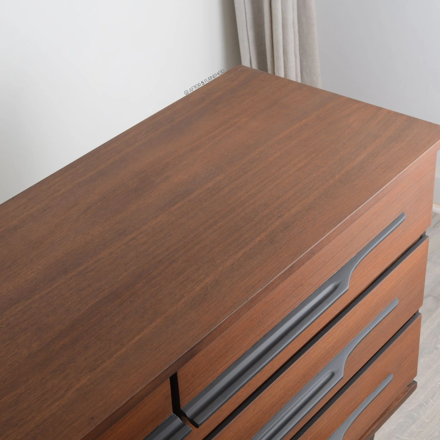 Walnut Waterfall Hope Chest — After 5 Furnished