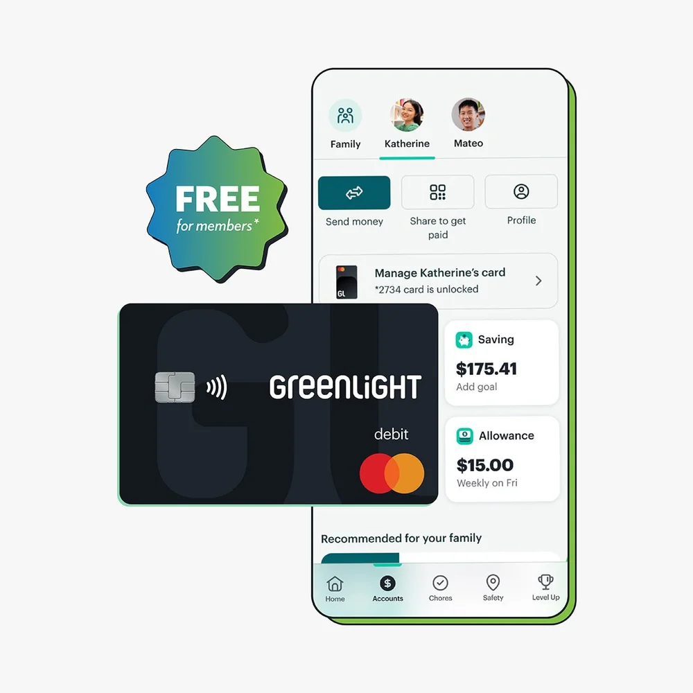 Join Greenlight for FREE* — Voyage Federal Credit Union