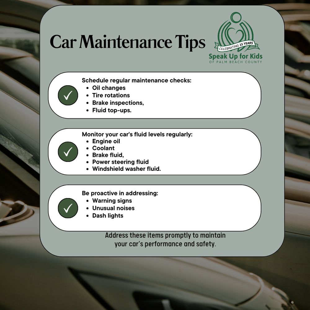 Speak Up for Kids - Car Maintenance for Beginners: What You Need to ...