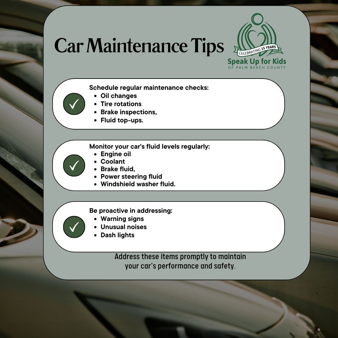 Speak Up for Kids - Car Maintenance for Beginners: What You Need to ...