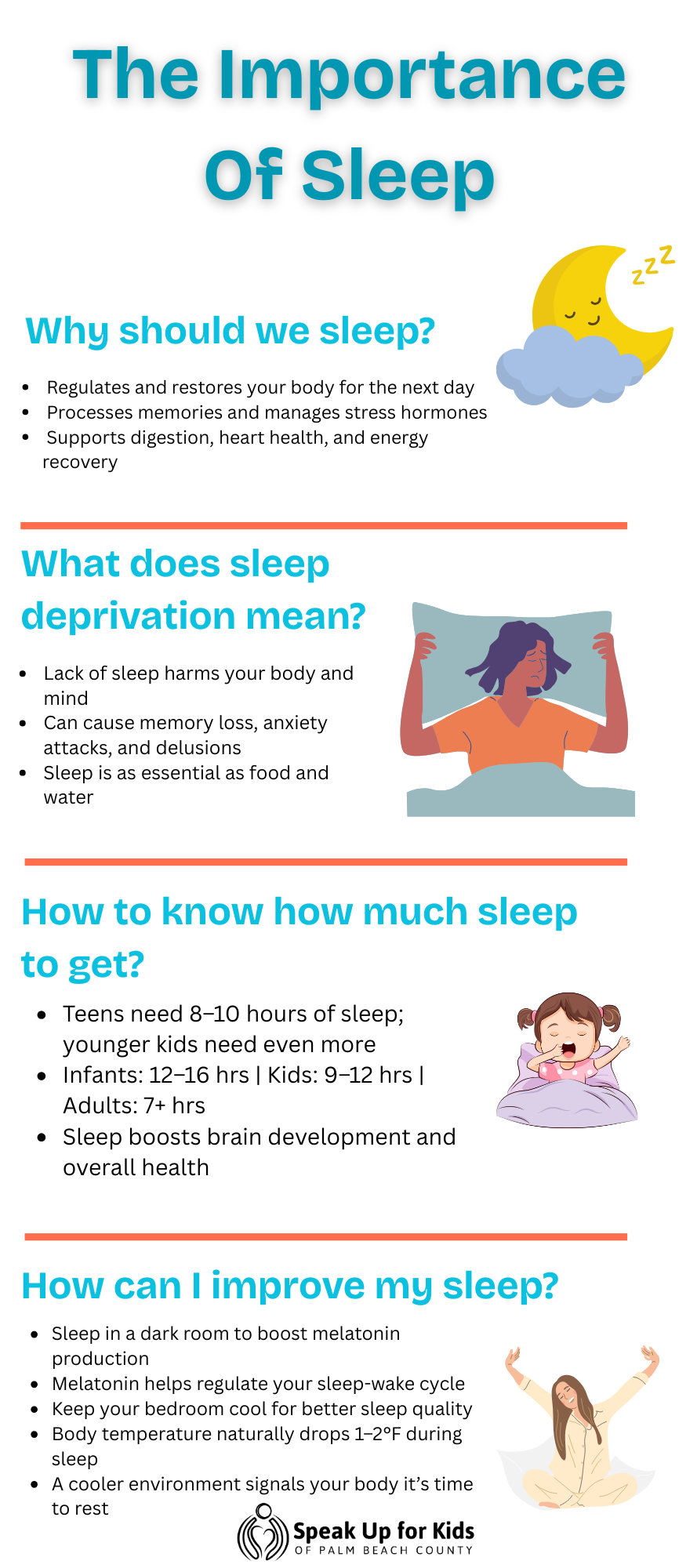 Speak Up for Kids - The Importance of Sleep: Benefits, Risks of Sleep ...