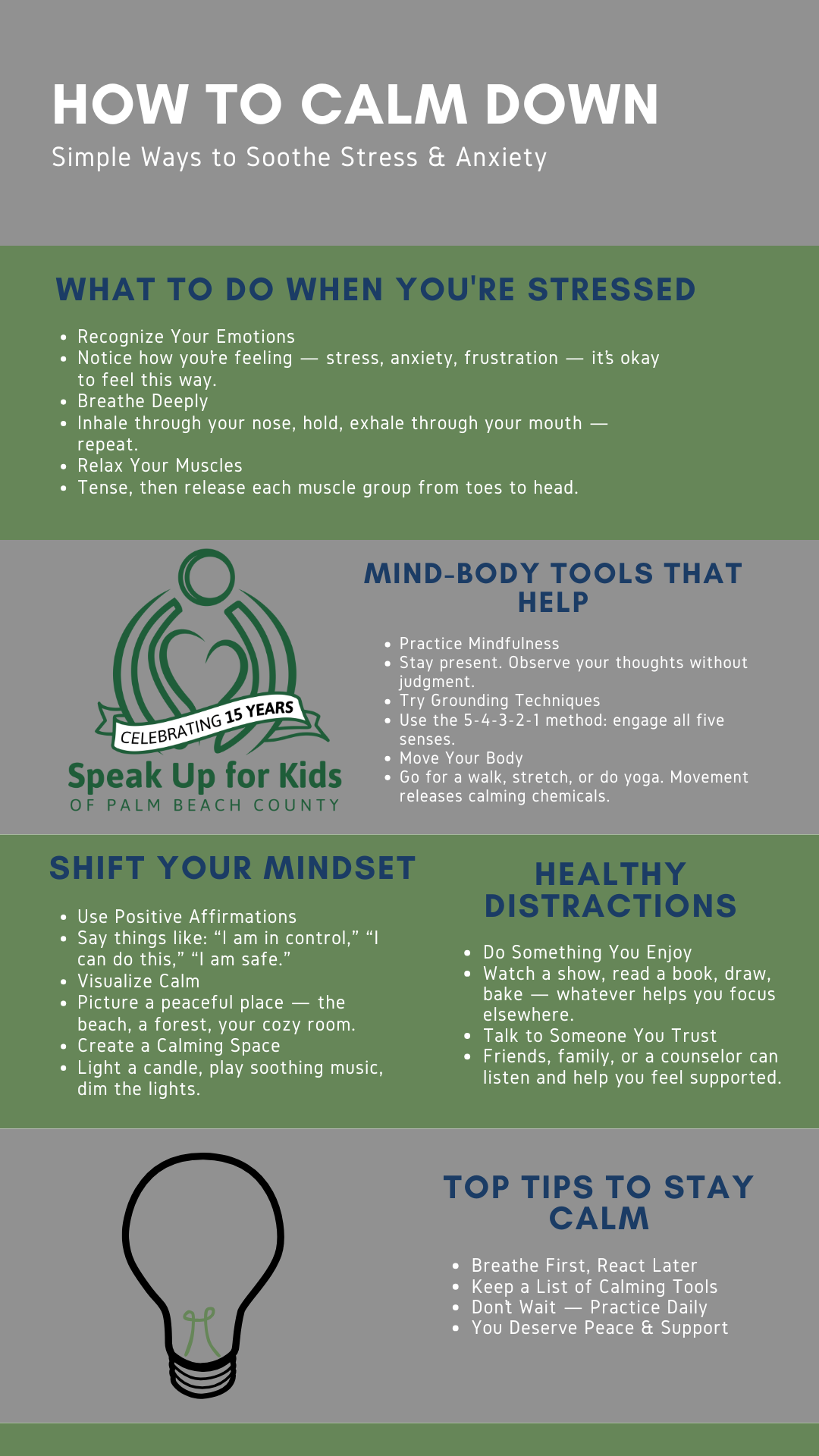 Speak Up for Kids - How to Calm Down | Quick and Effective Stress ...