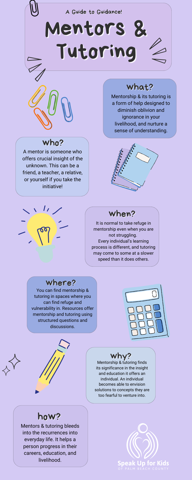 Speak Up for Kids - Mentors and Tutoring: Finding Support for Personal ...