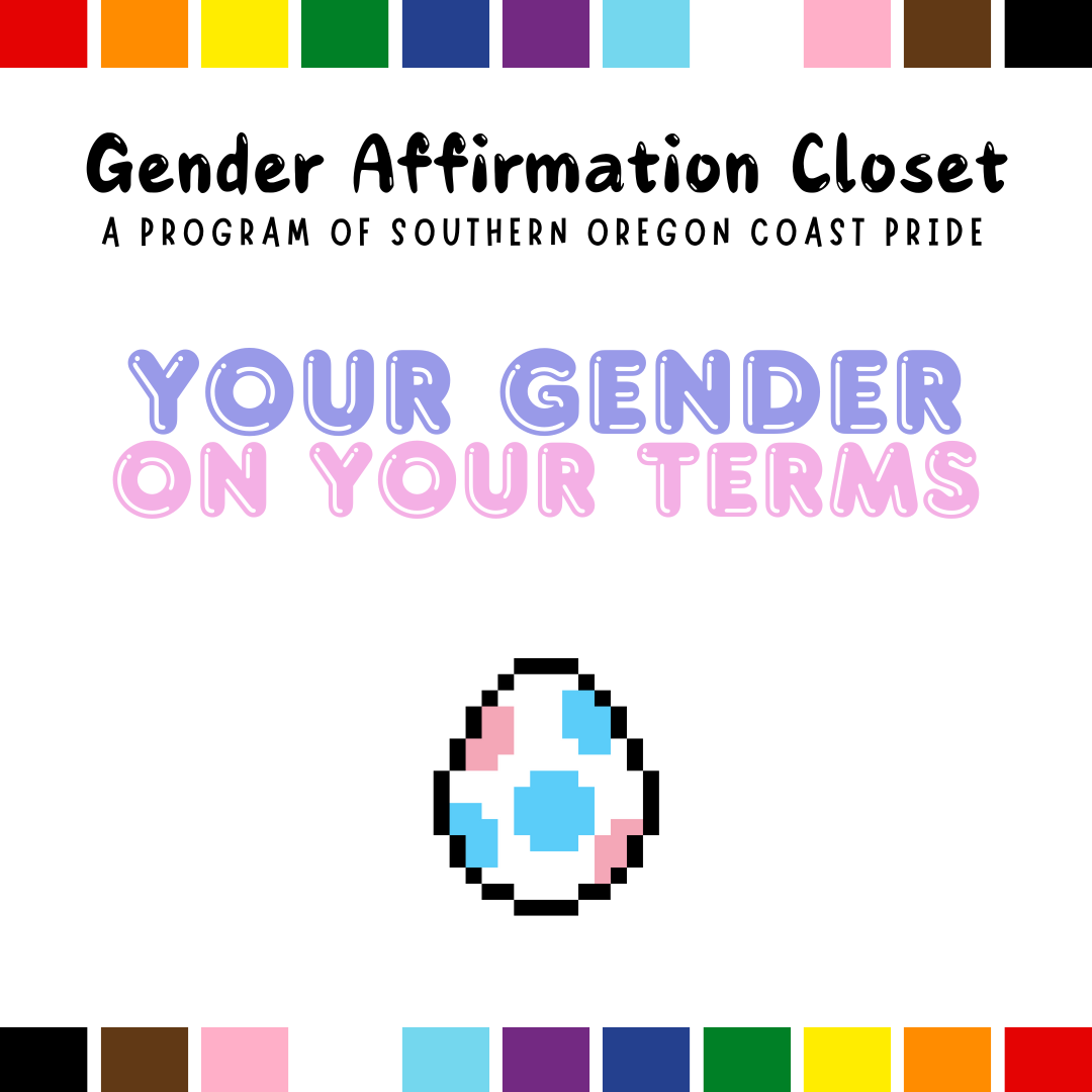 Gender Affirmation Closet — Southern Oregon Coast Pride