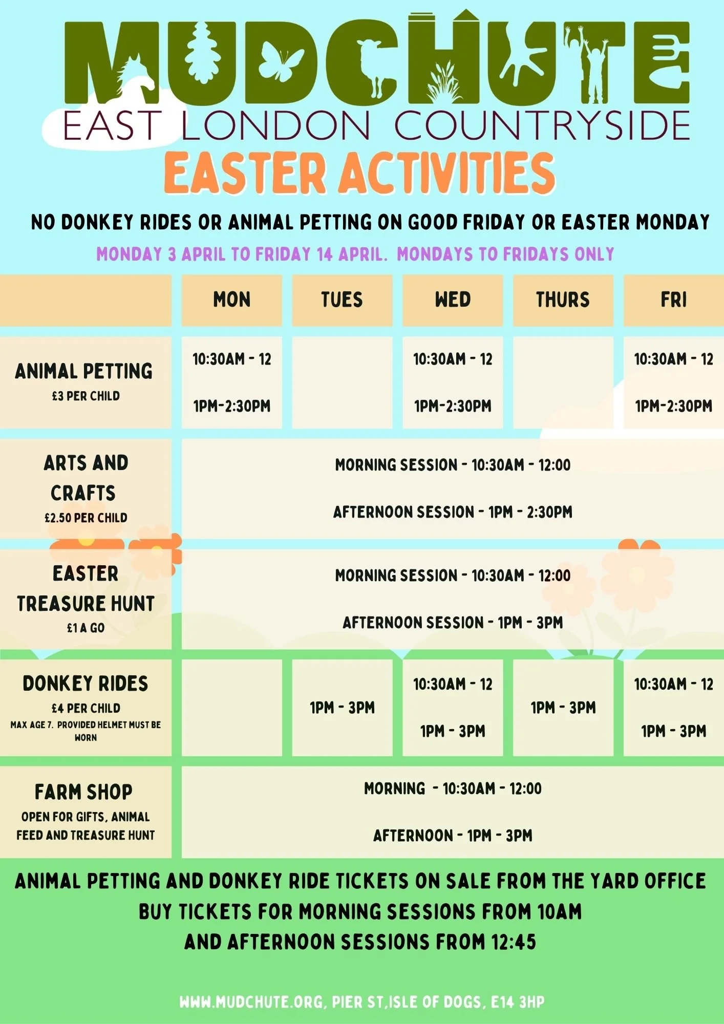 Mudchute Easter Activities | Mudchute Park and Farm