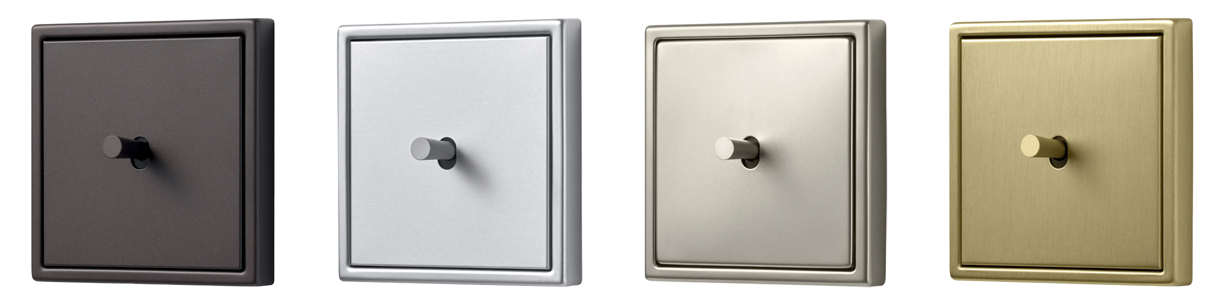 Tendencia: interruptores de luz metálicos, marcas y modelos — Himera Estudio | Arquitectura e ...