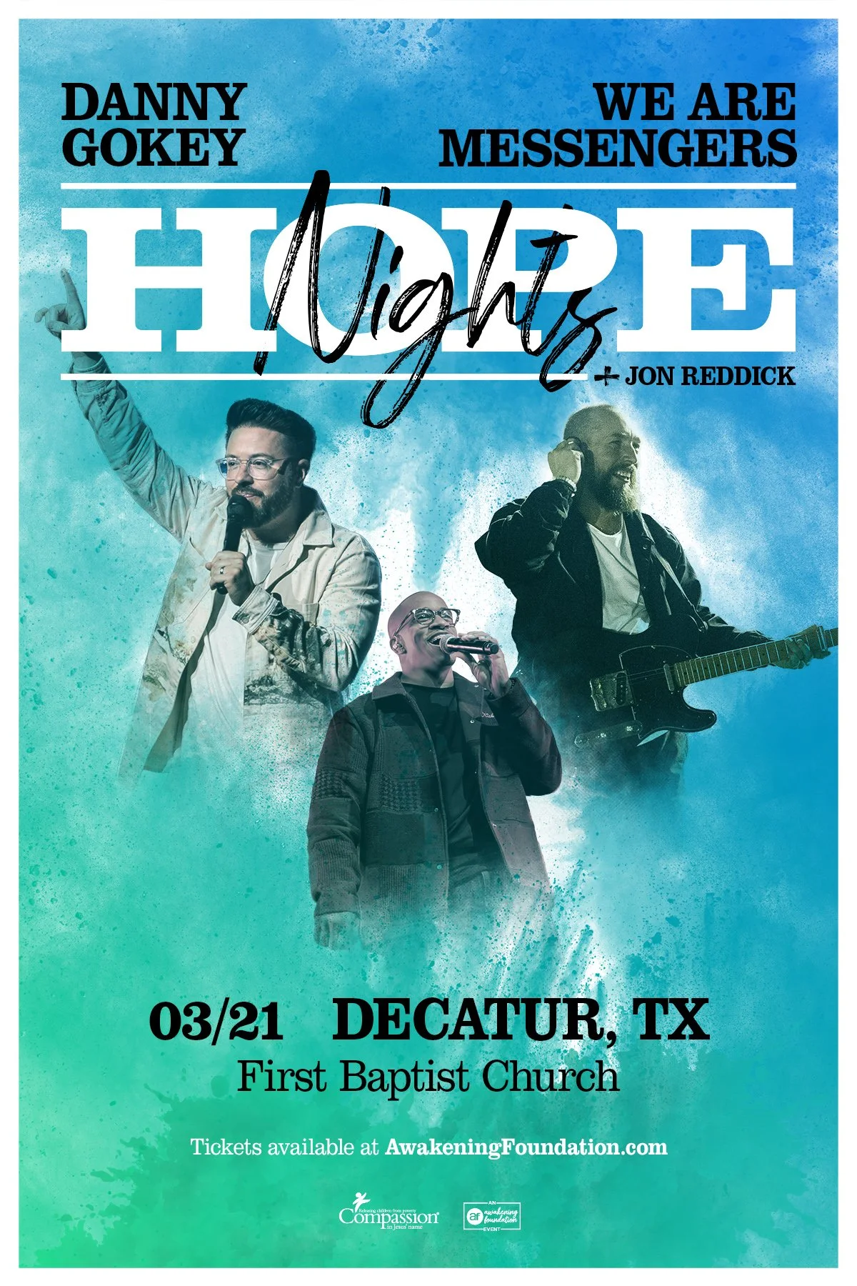 HOPE NIGHTS Tour - Danny Gokey + We Are Messengers | Experience Hope ...