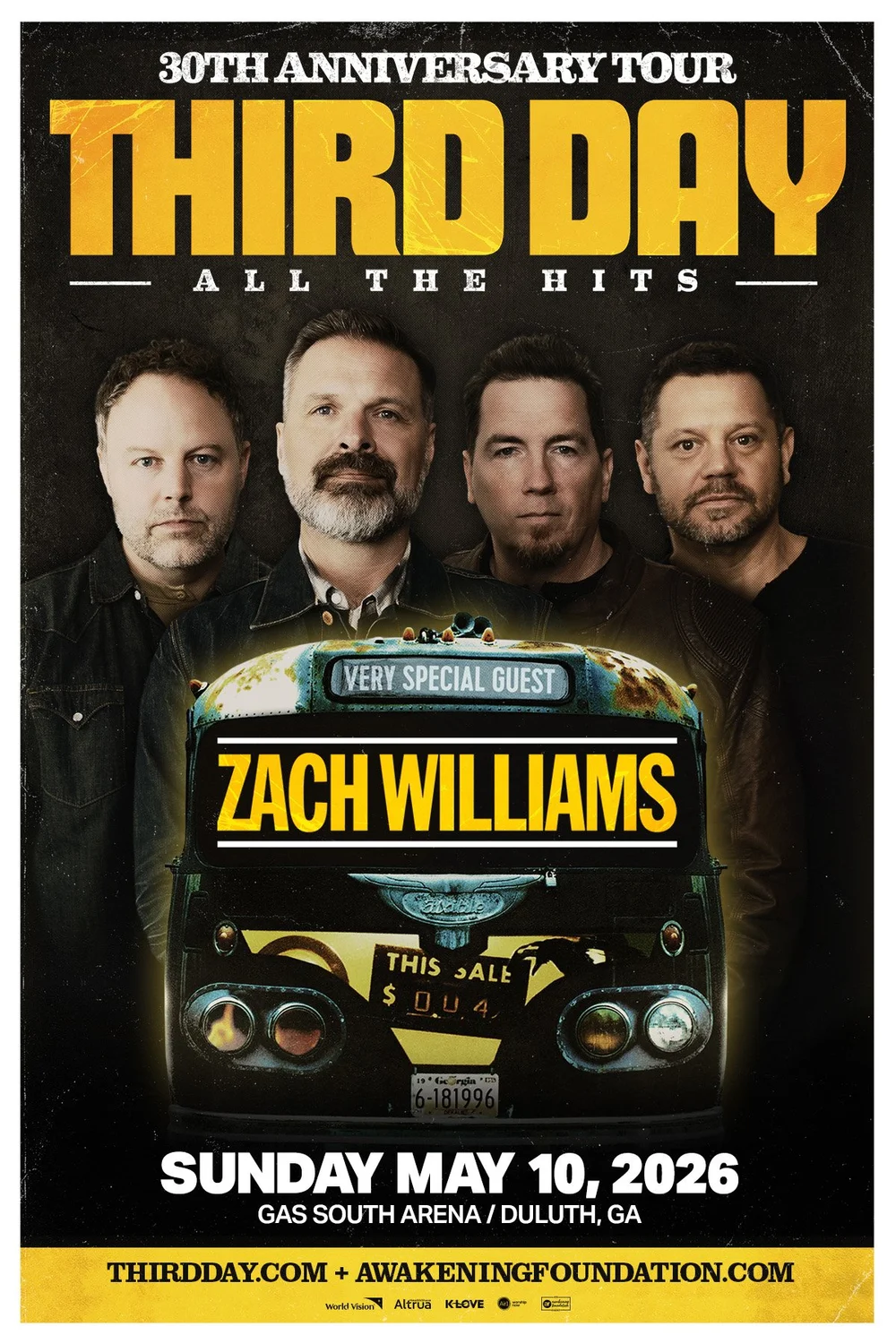 THIRD DAY - 30th Anniversary Tour with Zach Williams | See the Tour Now ...