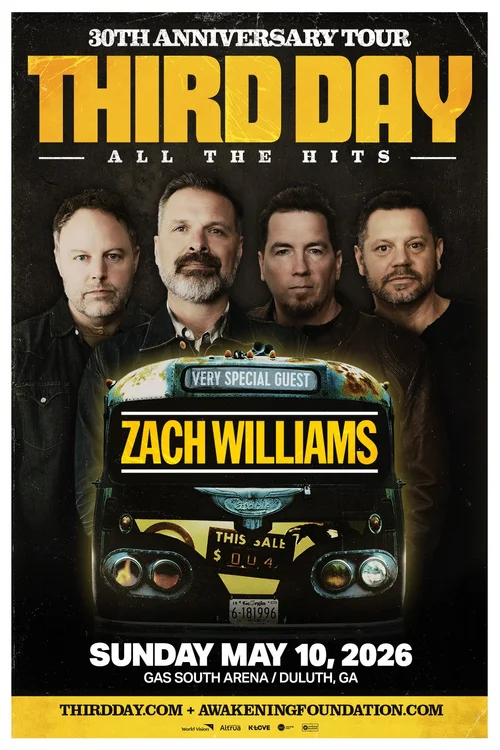 THIRD DAY - 30th Anniversary Tour with Zach Williams | See the Tour Now ...