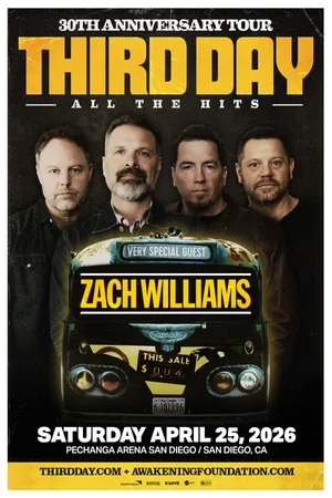 THIRD DAY - 30th Anniversary Tour with Zach Williams | See the Tour Now ...