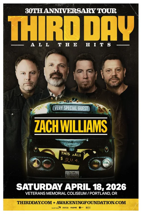 THIRD DAY - 30th Anniversary Tour with Zach Williams | See the Tour Now ...