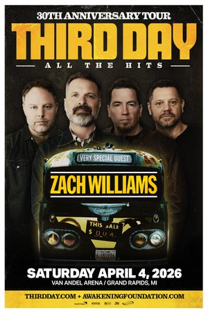 THIRD DAY - 30th Anniversary Tour with Zach Williams | See the Tour Now ...