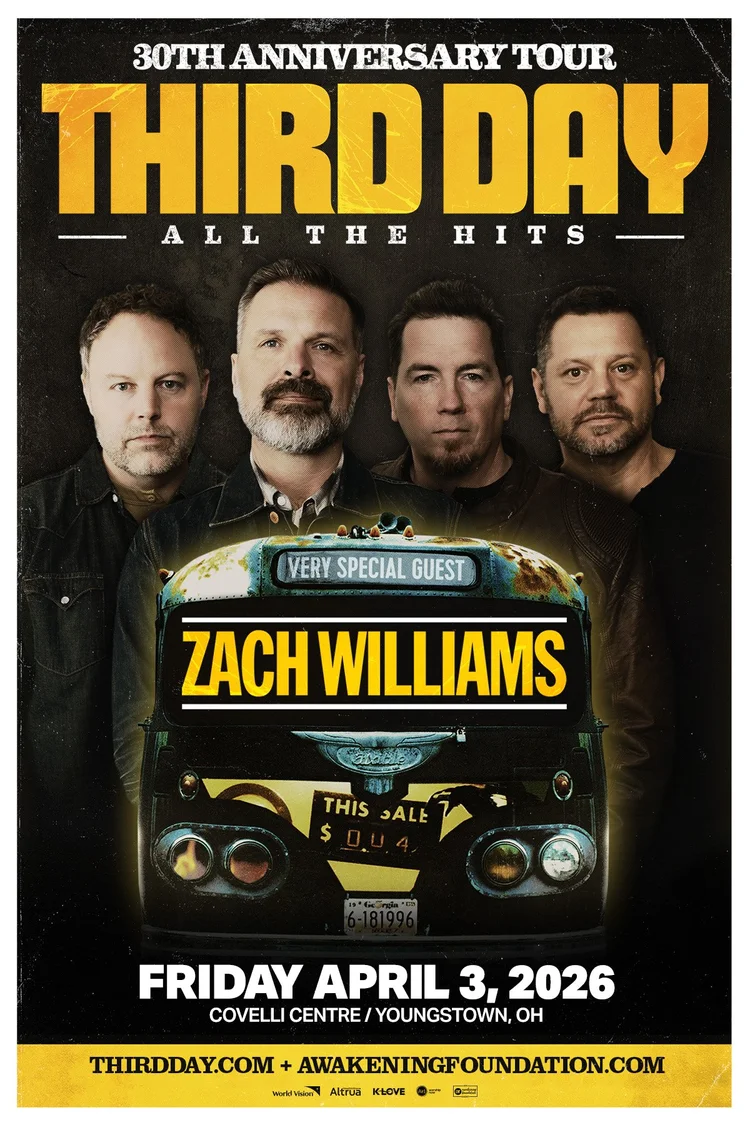 THIRD DAY - 30th Anniversary Tour with Zach Williams | See the Tour Now ...
